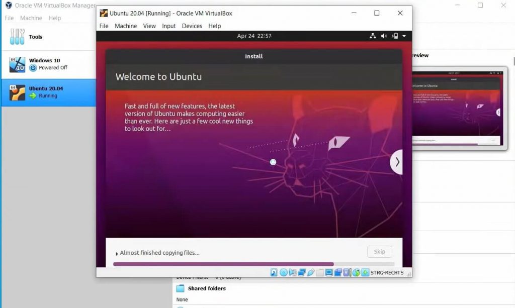 How To Install Ubuntu 20.04 LTS On VirtualBox In Windows 11? - Hawkdive.com