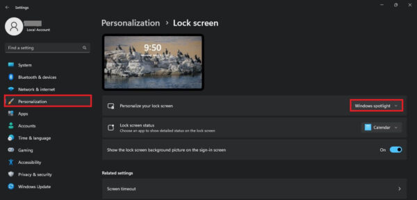How To Enable Or Disable Lock Screen Slideshow In Windows 11 - Hawkdive.com