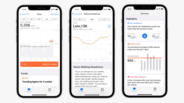 What's New With The Apple Health App In iOS 15 - Hawkdive.com